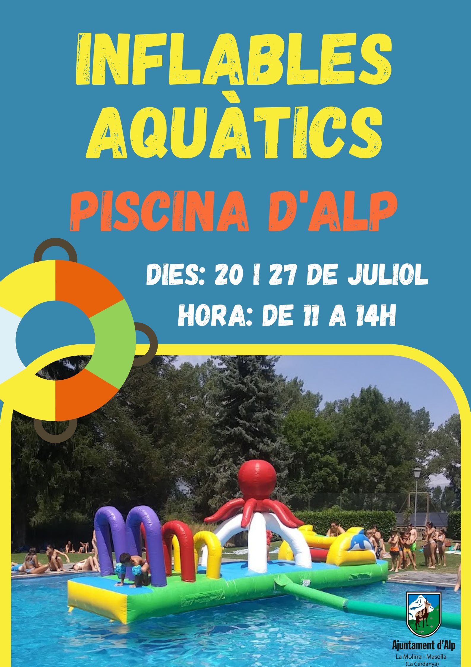Inflables aquàtics - Web Oficial de l'Ajuntament d'Alp